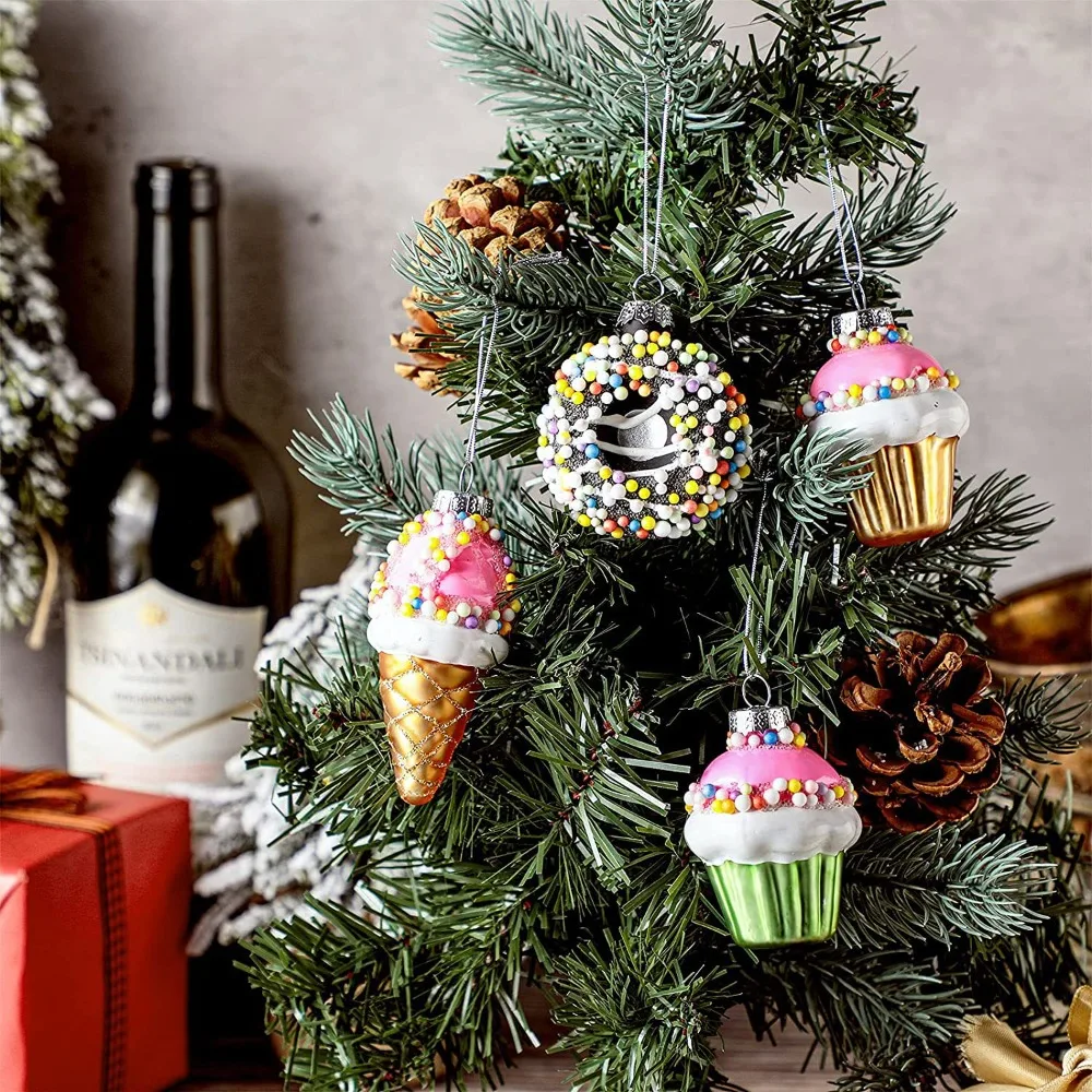 Vidro-De-rvore-De-Natal-Enfeites-Baubles-De-Suspens-o-Decora-o-De ...