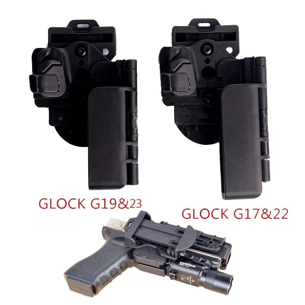 ยุทธวิธี OWB Glock 19/23และ17/22 Holster ปืนการล่าสัตว์ Glock Holster ...