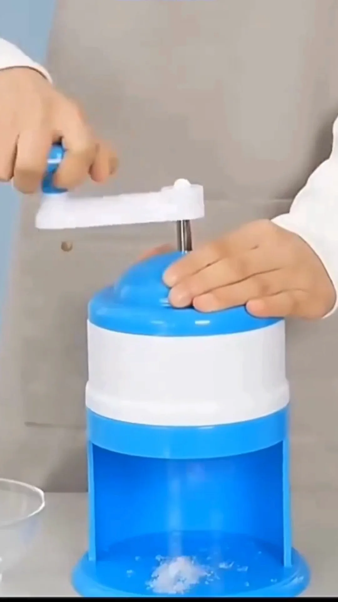 New Manual Ice Crusher Machine for Gola Making – Hand Operated Shaved ...