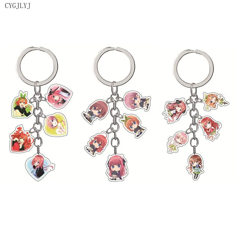 Anime Quintessential Quintuplets Acrylic Keychain Nakano Ichika Nino ...