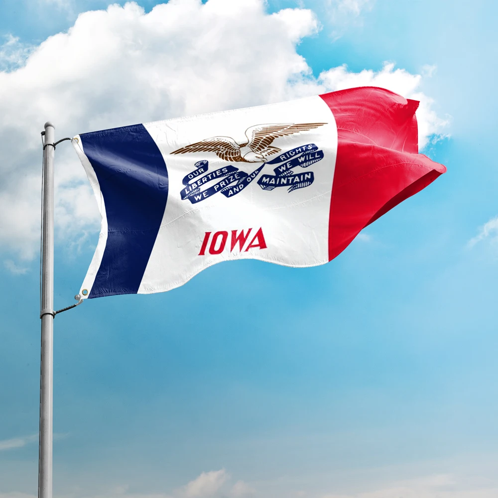 Iowa-Flag-3-5FT-90-150CM-USA-States-Flags-Design-Custom-Indoor-Outdoor ...