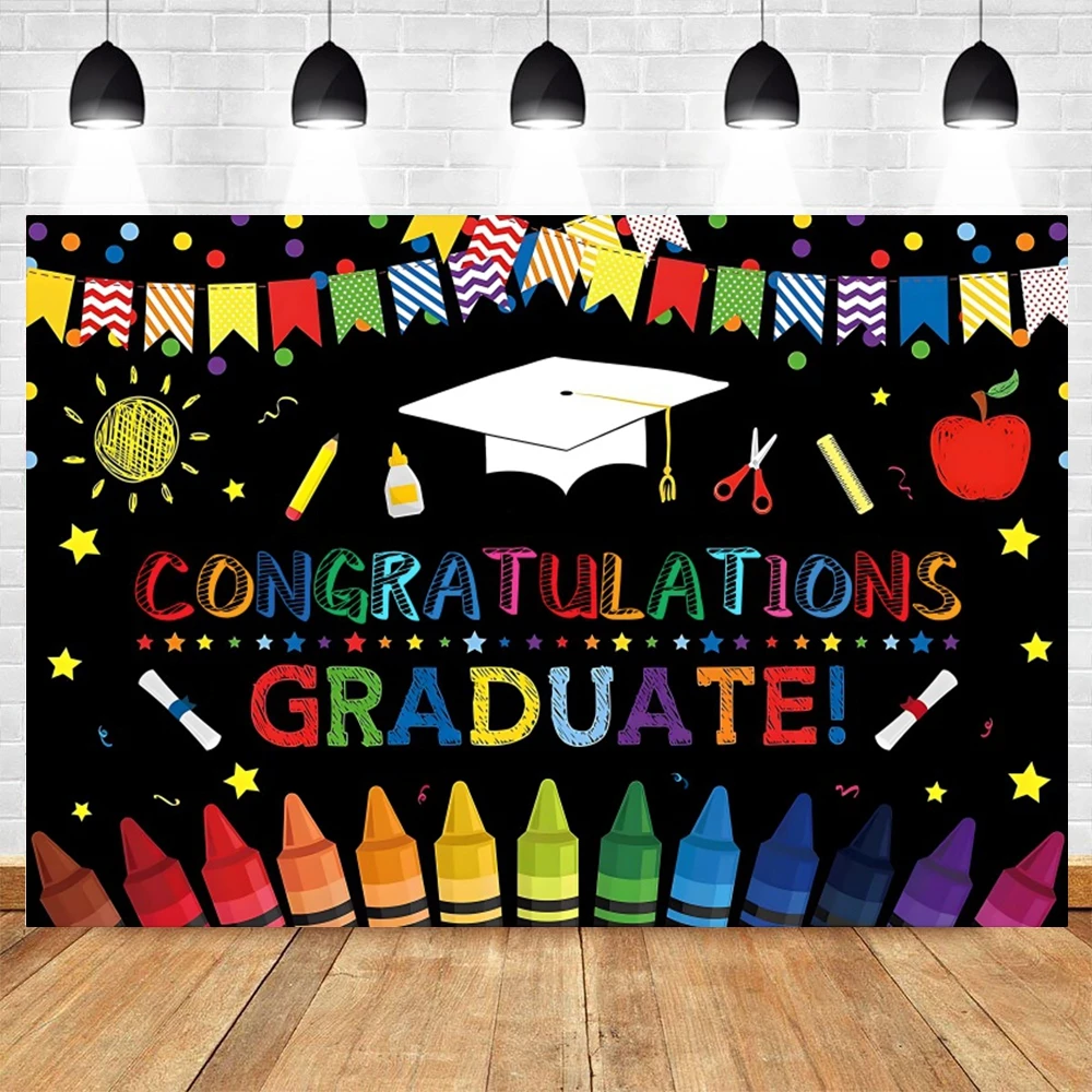 Kindergarten Graduation Photography Backdrop for Kids Preschool School ...