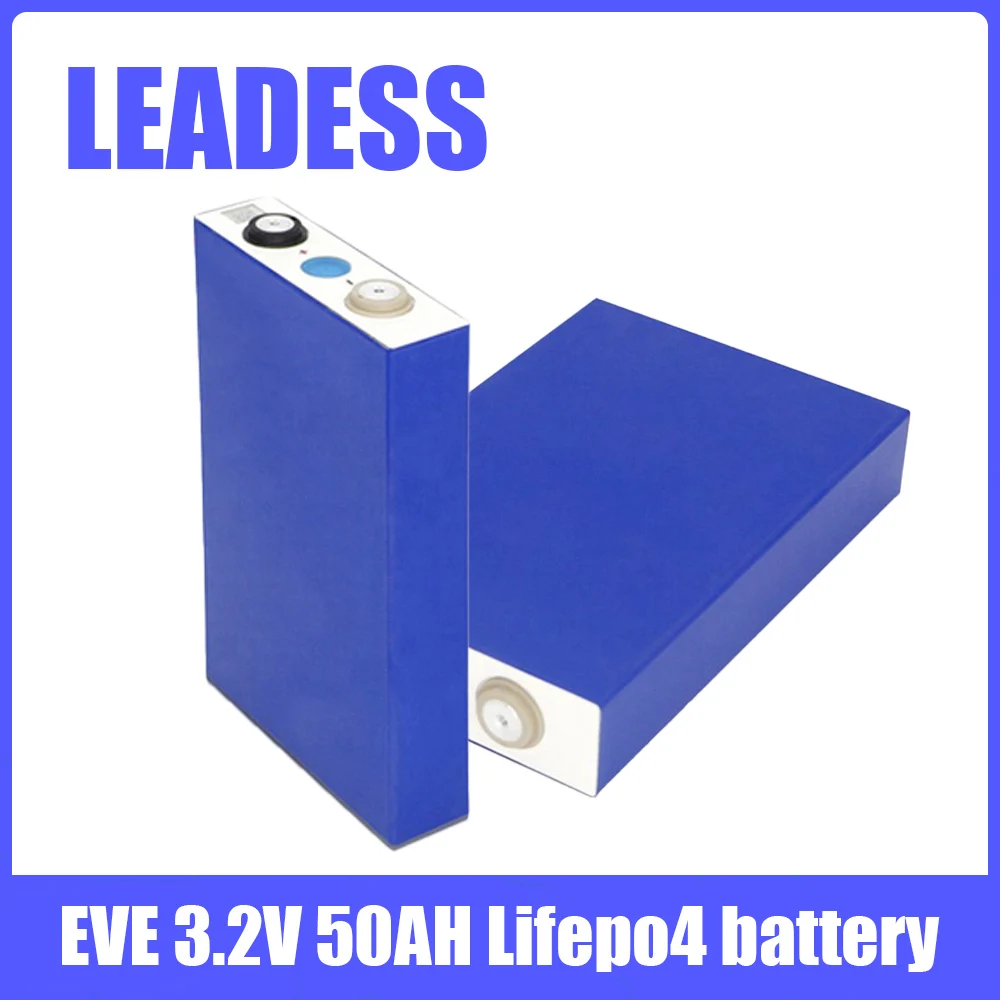 Grade-A-LF50F-EVE-3-2v-50Ah-Lifepo4-Battery-Cell-Rechargeable-Battery ...