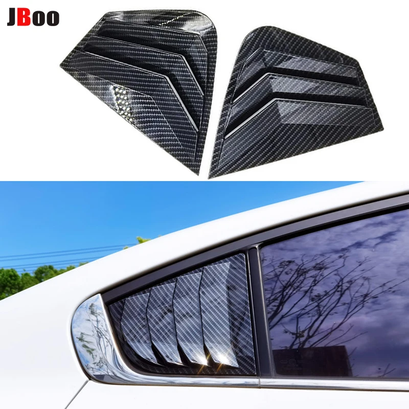 For-Kia-K3-2013-2021-K5-2011-2020-Rear-Window-Louvers-Quarter-Spoiler ...