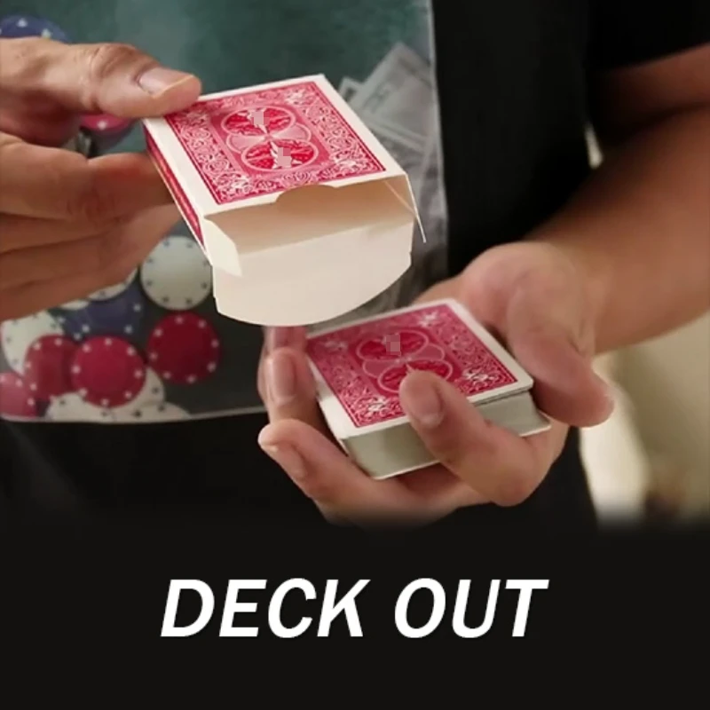 Deck-Out-Card-Magic-Tricks-Illusions-Close-up-Magic-Props-Real-Deck ...