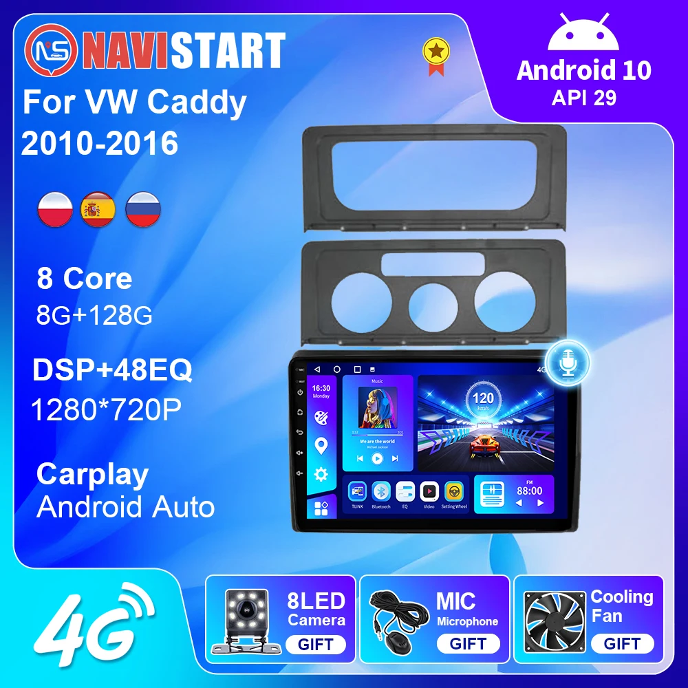 NAVISTART-for-VW-Volkswagen-Caddy-2010-2016-Android-Auto-Carplay-Car ...