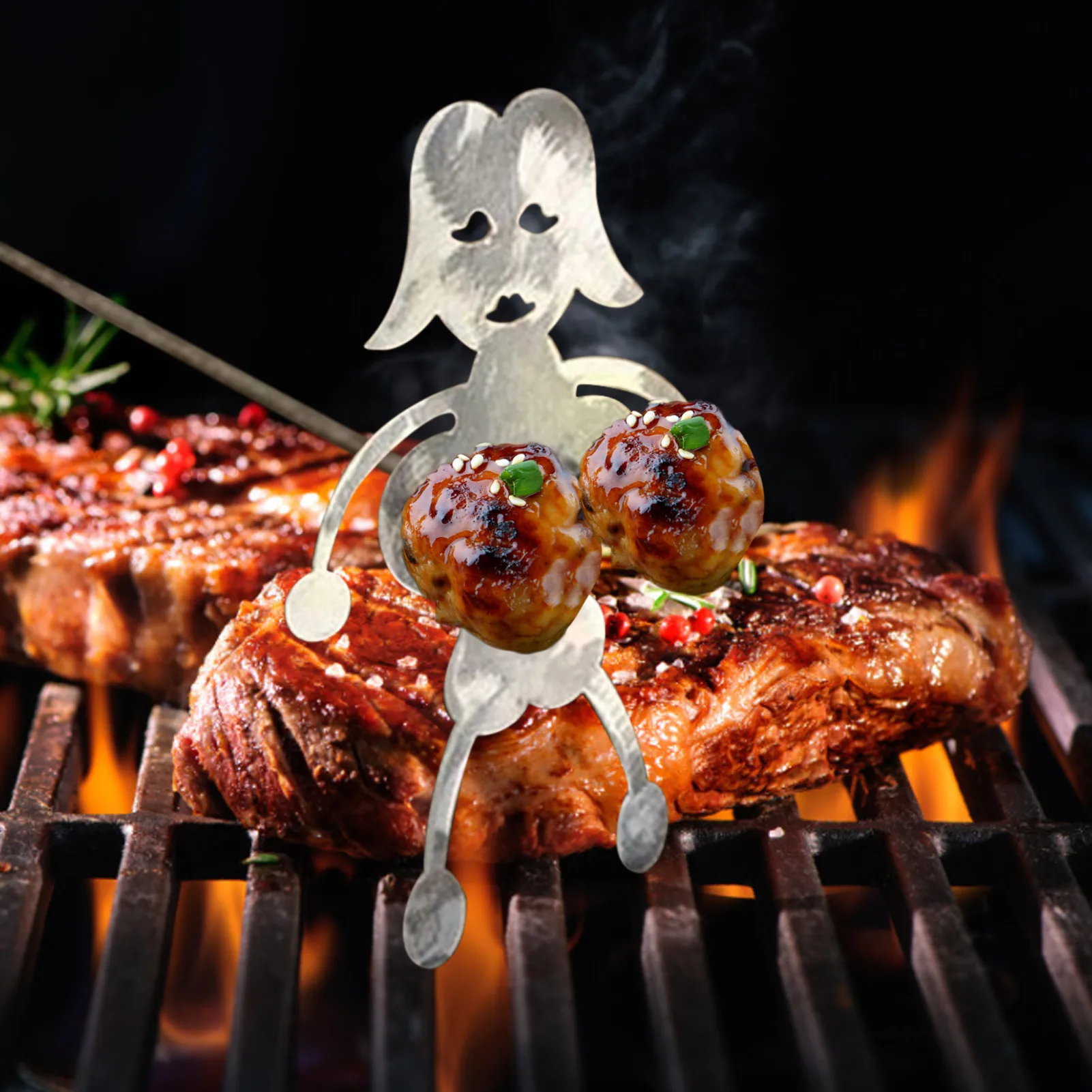 Man Hot Dog Roaster