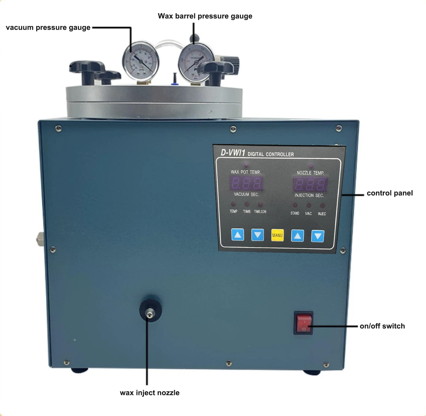 Wax-Injector-3KG-Tank-Wax-Injection-Machine-for-Jewelry-510W-Wax ...