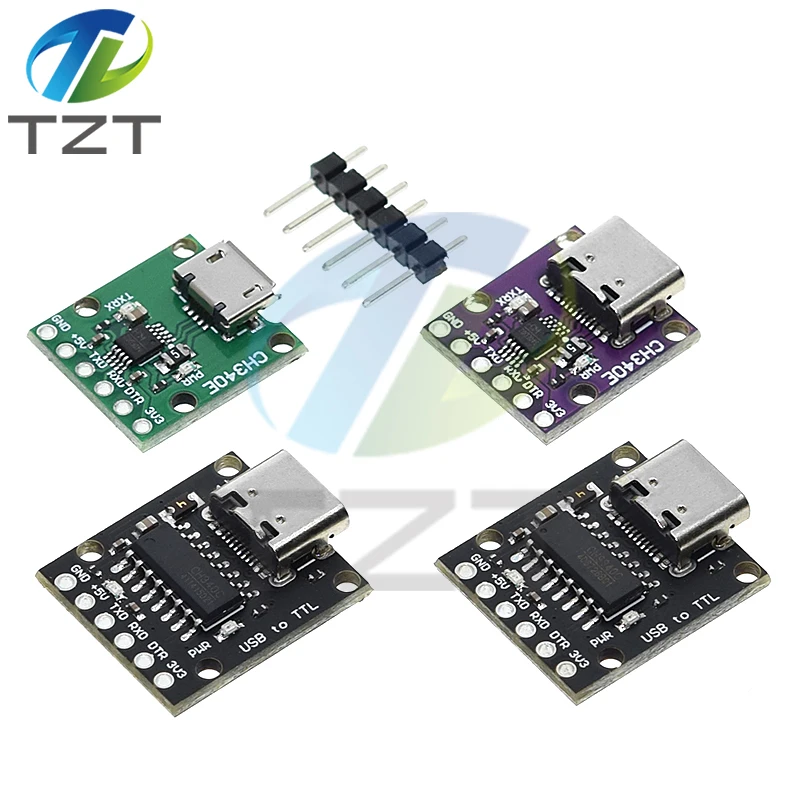 Generic Tzt Ch340n Sop8 Usb To Ttl Module Pro Mini Downloader Replaces Ch340g Ch340e Ch340c ...
