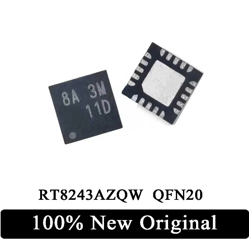 5PCS-RT8243AZQW-RT8243A-RT8243-8A-EE-8A-EF-QFN-20-New-original-ic-chip ...
