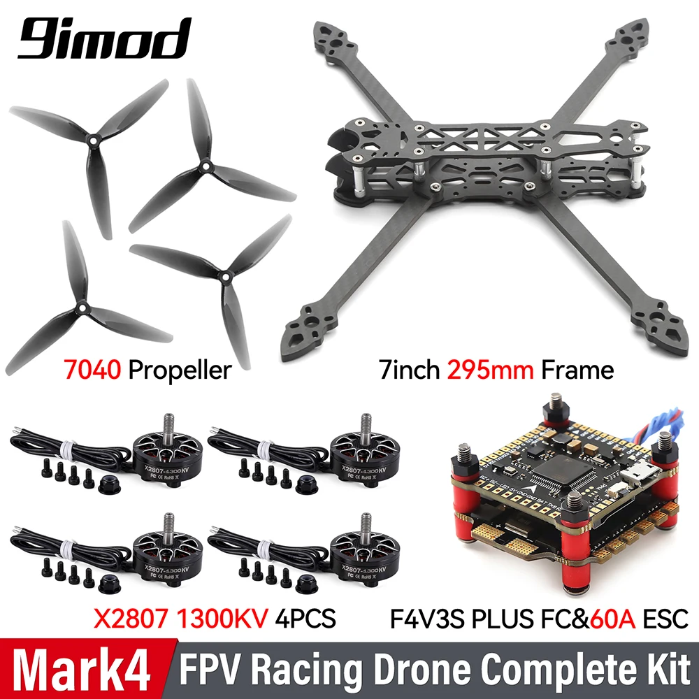 9IMOD-Mark4-7inch-295mm-Wheelbase-Carbon-Fiber-Frame-5mm-Arm-X2807 ...