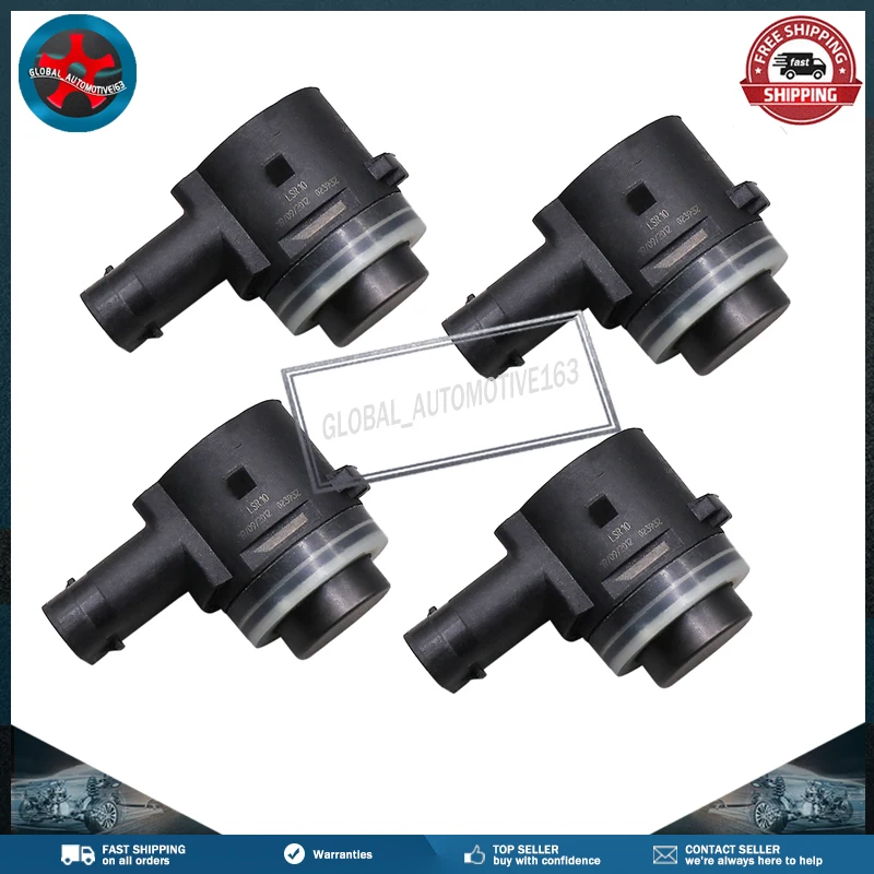 4PCS PDC Parking Sensors 5Q0919297A For VW Golf Audi A3 Skoda ...