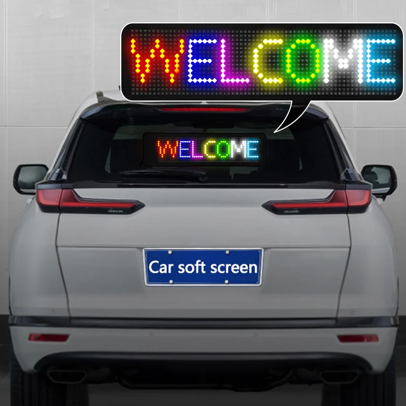 Led Screen Sign Bluetooth Scrolling Message Display Board App Control ...