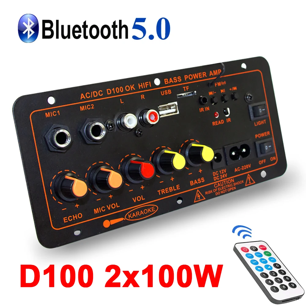 D100-D300-Audio-Amplifier-Board-600W-Support-Dual-Microphone-Bluetooth ...