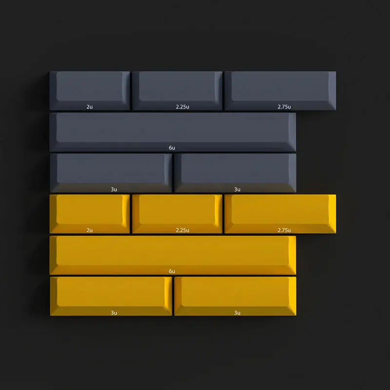 Factory Original Height PBT Keycaps For Cross Axis Cherry MX Mechanical ...