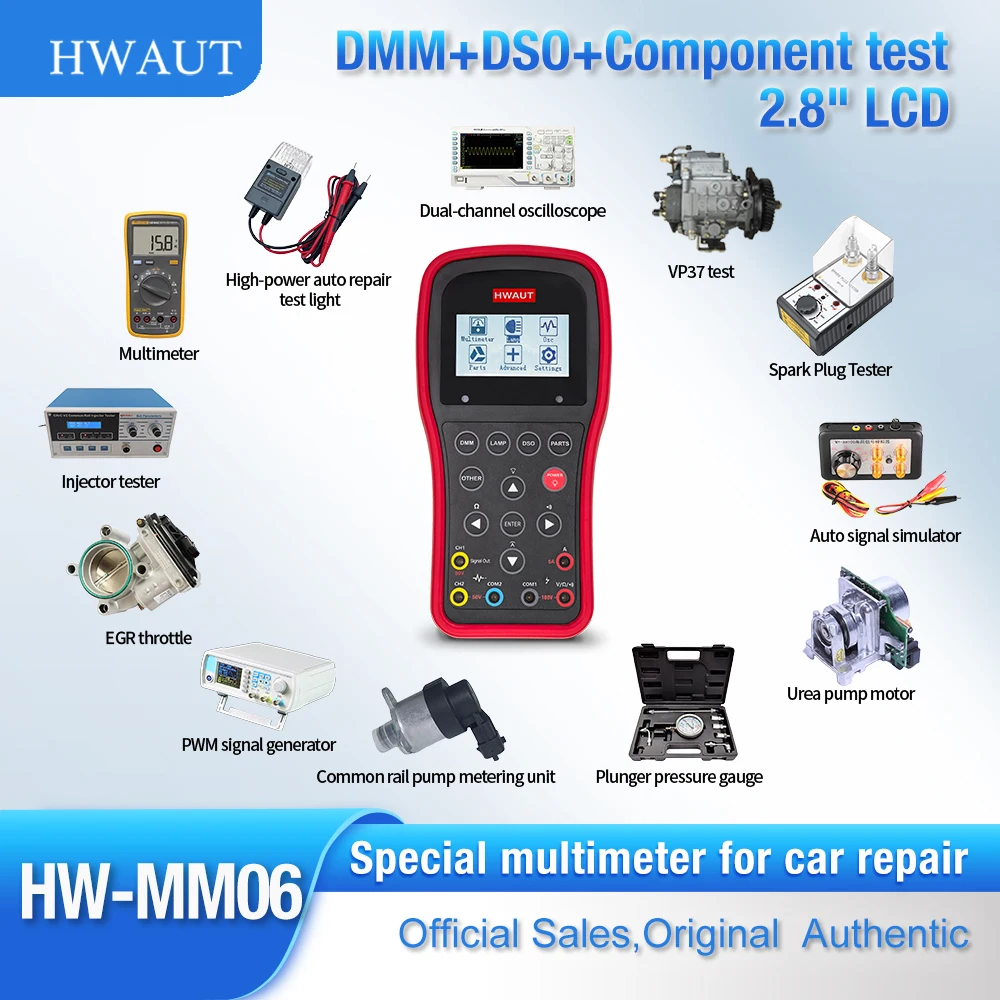 HWAUT-DMM-DSO-Digital-Multimeter-Oscilloscope-Tester-Electrical-Voltage ...