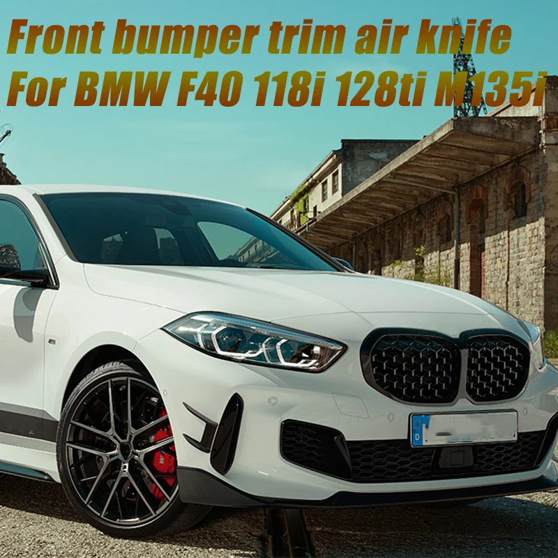 For-BMW-1-Series-118i-128ti-M135i-120d-MP-Style-Car-Front-Blade-Trim ...
