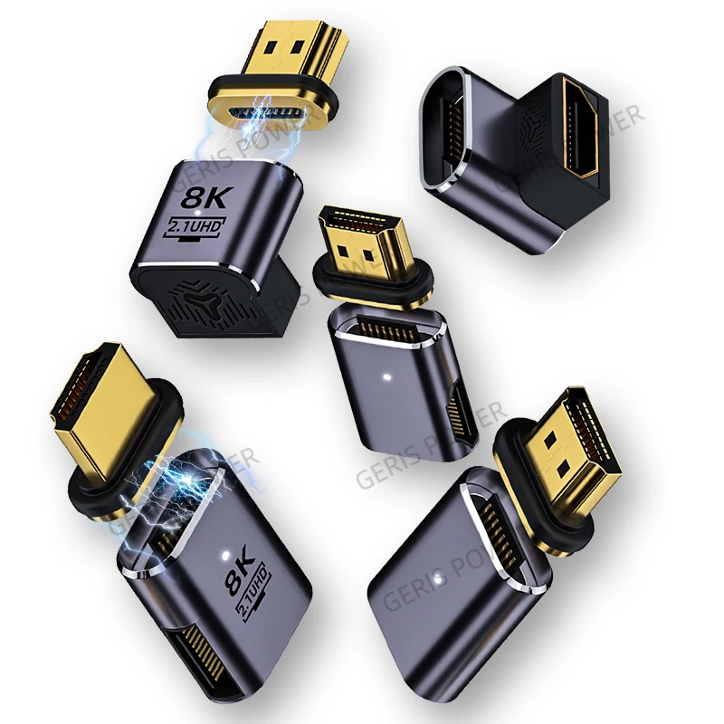 HDMI-Compatible-2-1-Male-to-Female-Magnetic-Adapter-Converter-8K-60Hz ...