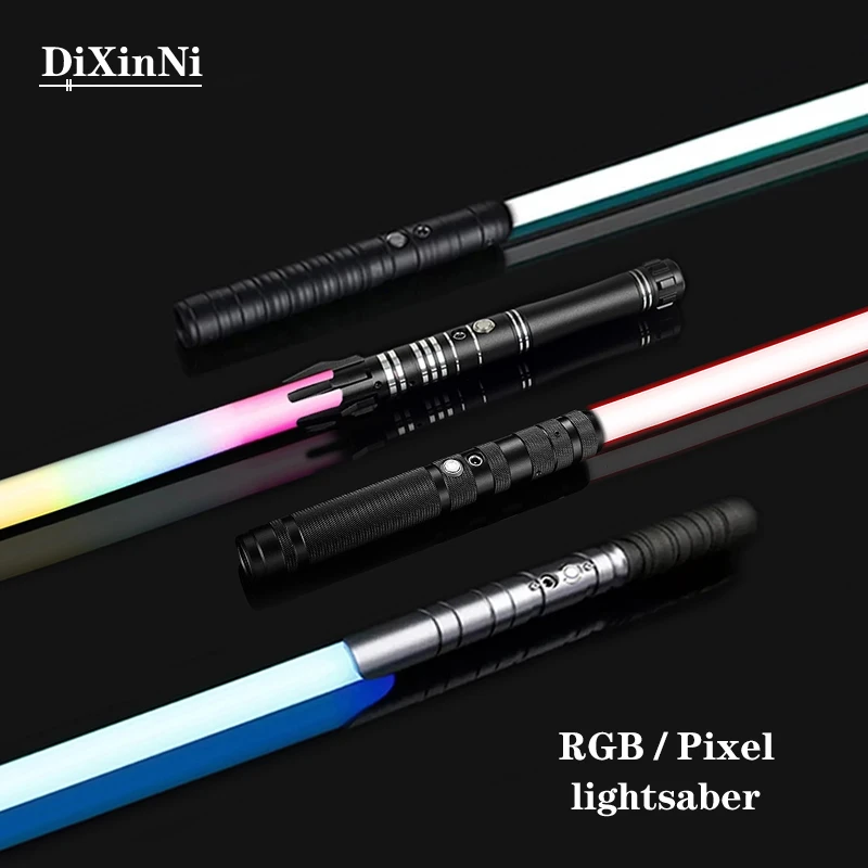 Lightsaber Laser Rgb Metal Light Saber Sword Toys Espada Kpop ...