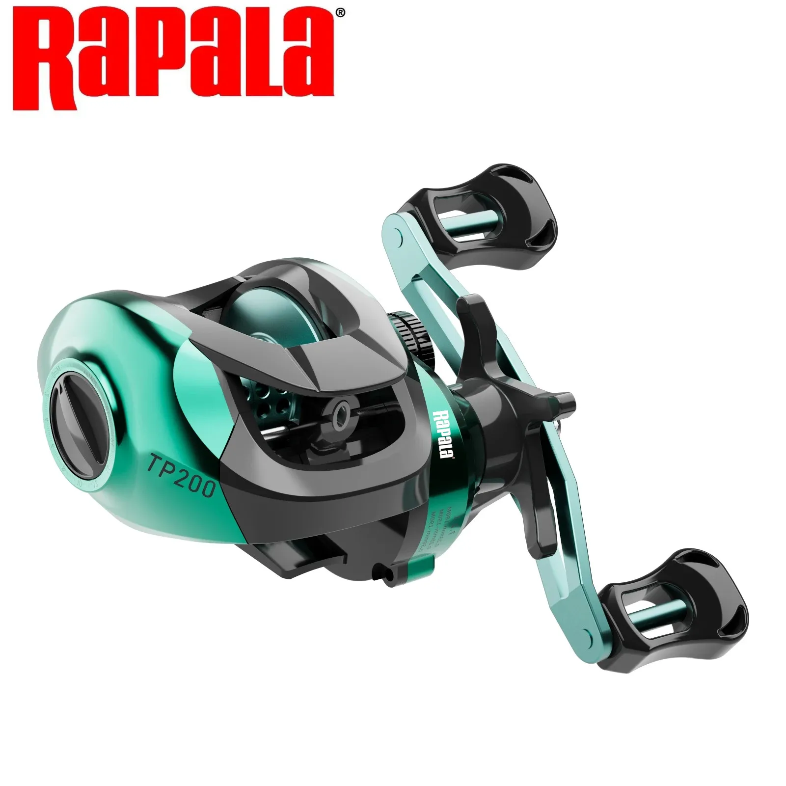 RAPALA-Lightning-TP-Baitcaster-Fishing-Reel-7-2-1Gear-Ratio-22Lbs-3-1BB ...