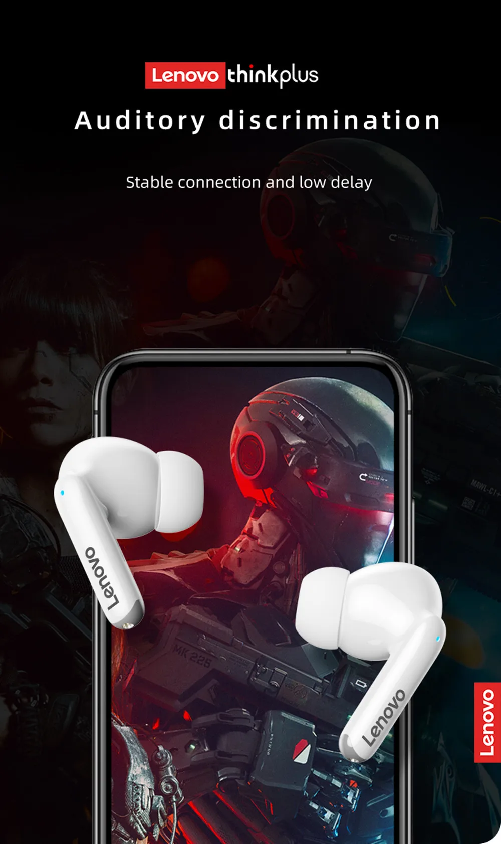Lenovo XT88 TWS Wireless Earphones Bluetooth 5.3 Dual MIC Stereo Noise ...