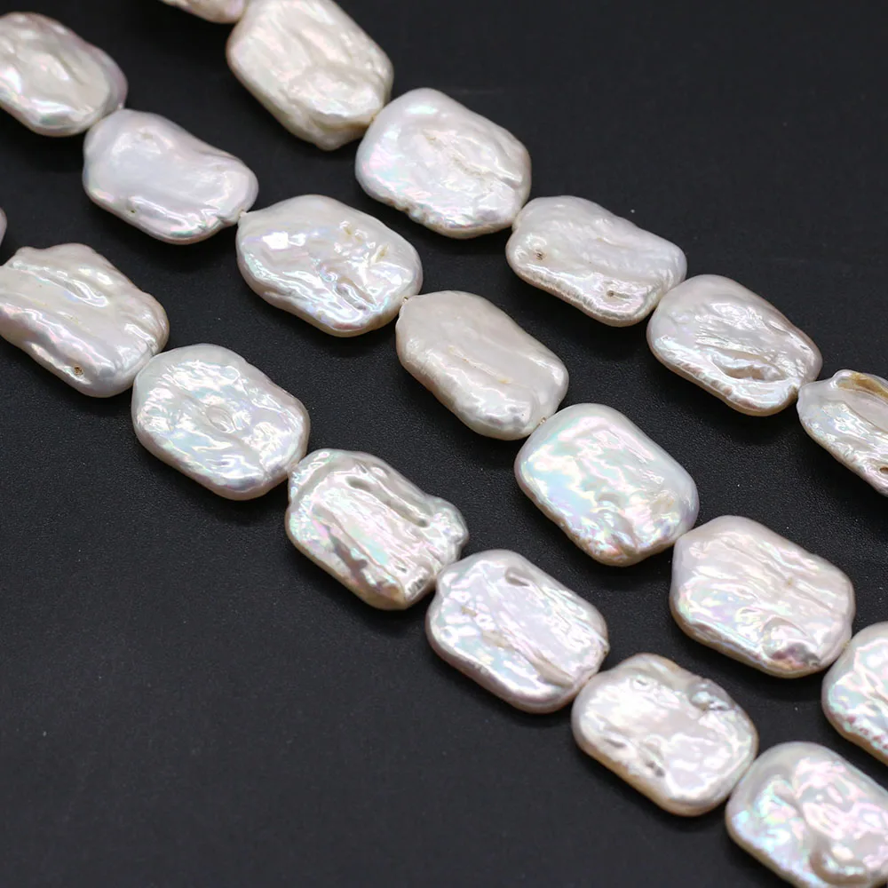 Rectangular-Natural-Freshwater-Pearls-White-Baroque-Pearls-For-Jewelry ...