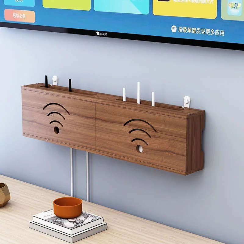 Large-Wireless-Router-Rack-Living-Room-Wall-Mounted-WiFi-Storage-Box ...
