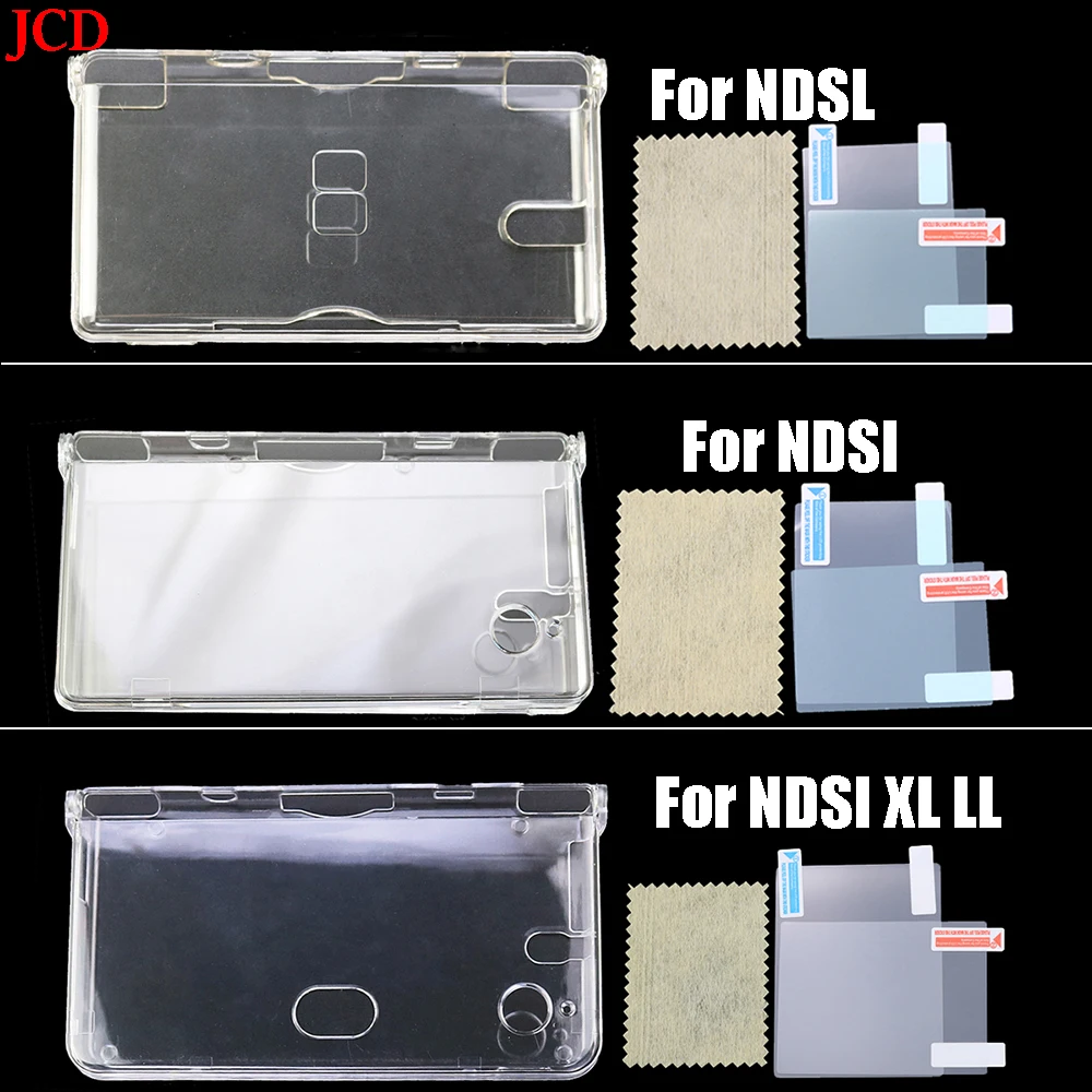 Plastic-Clear-Crystal-Shell-Skin-Case-Cover-For-Nintend-DSL-NDS-Lite ...