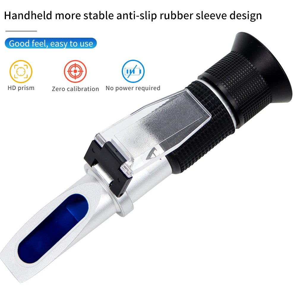 Handheld-Honey-Refractometer-0-50-Brix-Sugar-Concentration-Meter ...