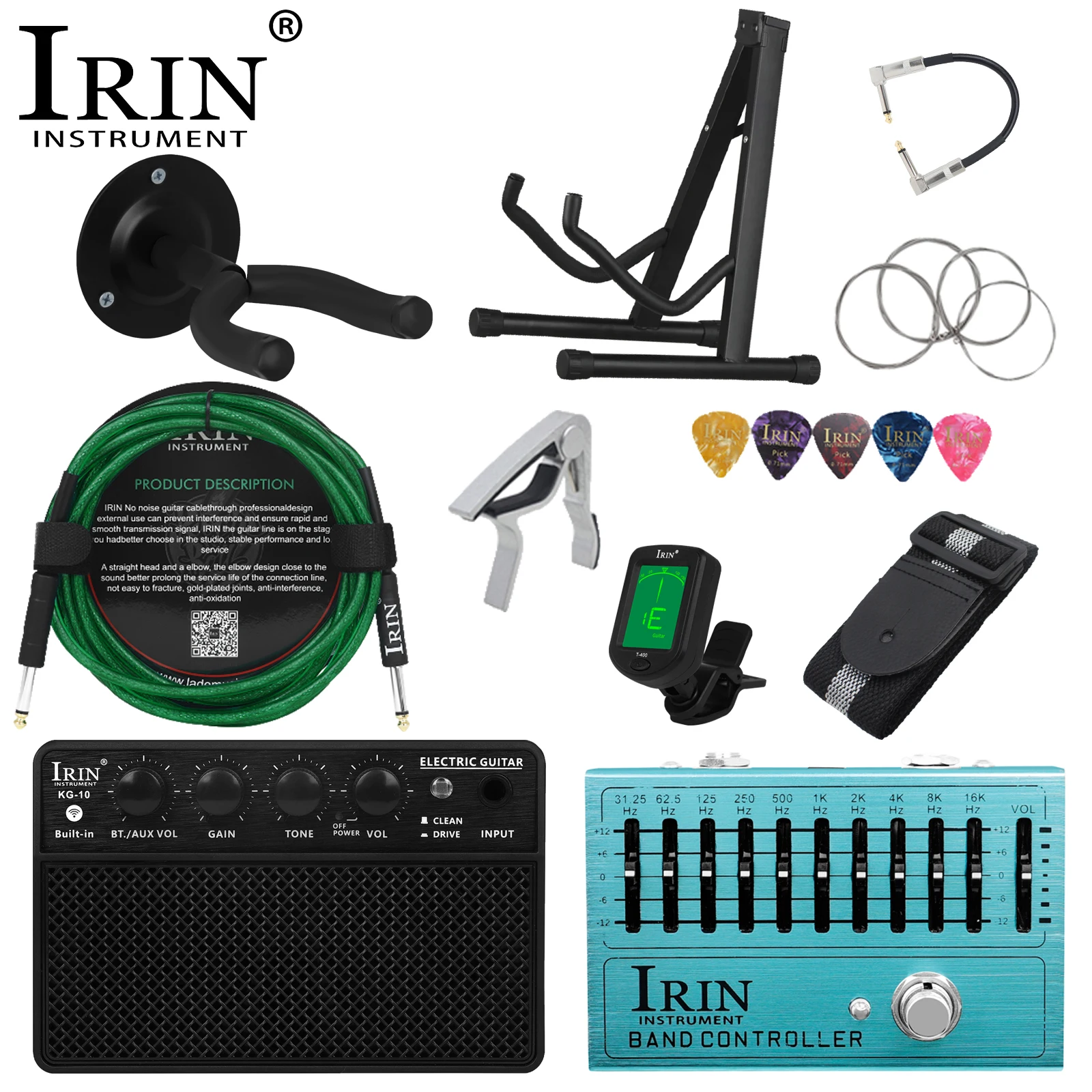 IRIN-Electric-Guitar-Accessories-Kit-Includes-Guitar-Effects-Pedal ...