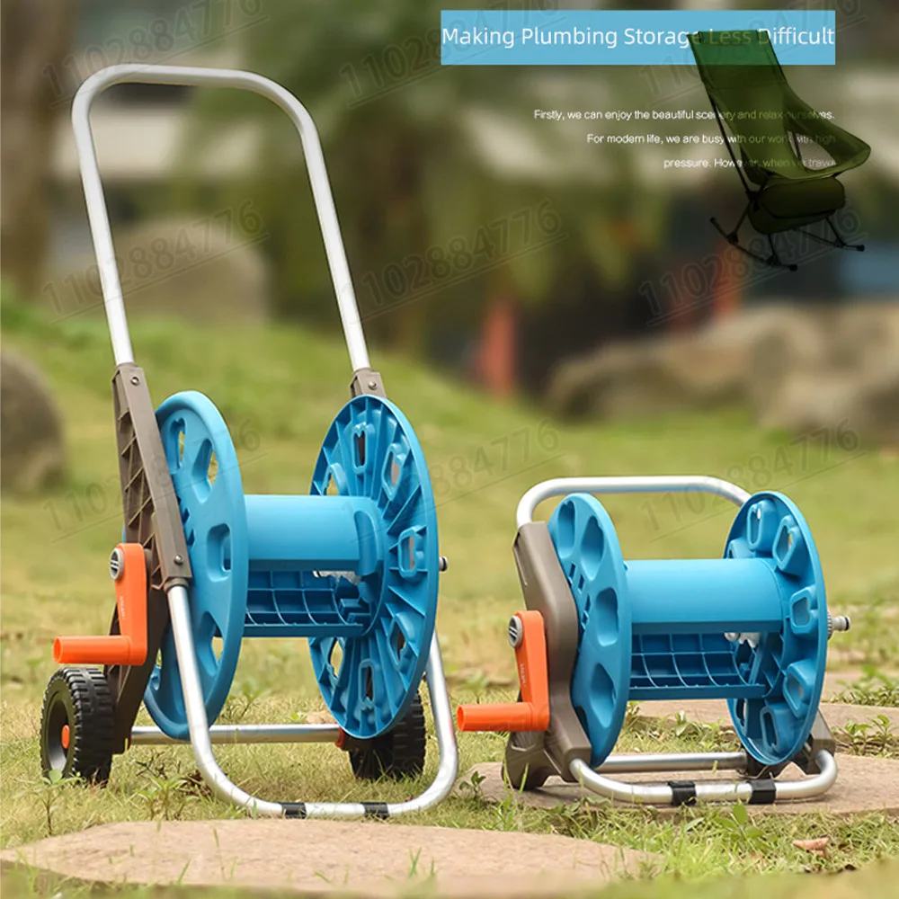 20-50M-Garden-Hose-Storage-Rack-Hose-Cart-Portable-Household-Winding ...