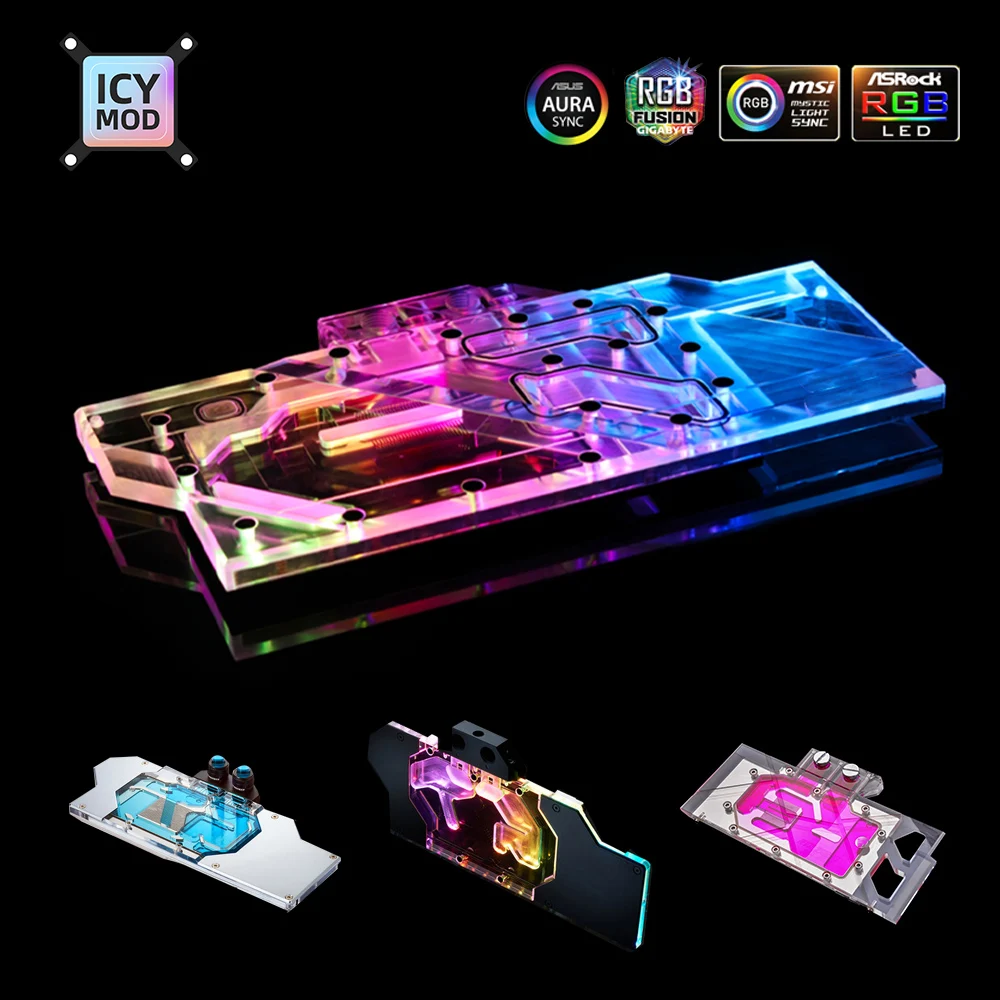 Customize Full Coverage Gpu Water Block For Nvidia Amd Gigabyte Msi ...