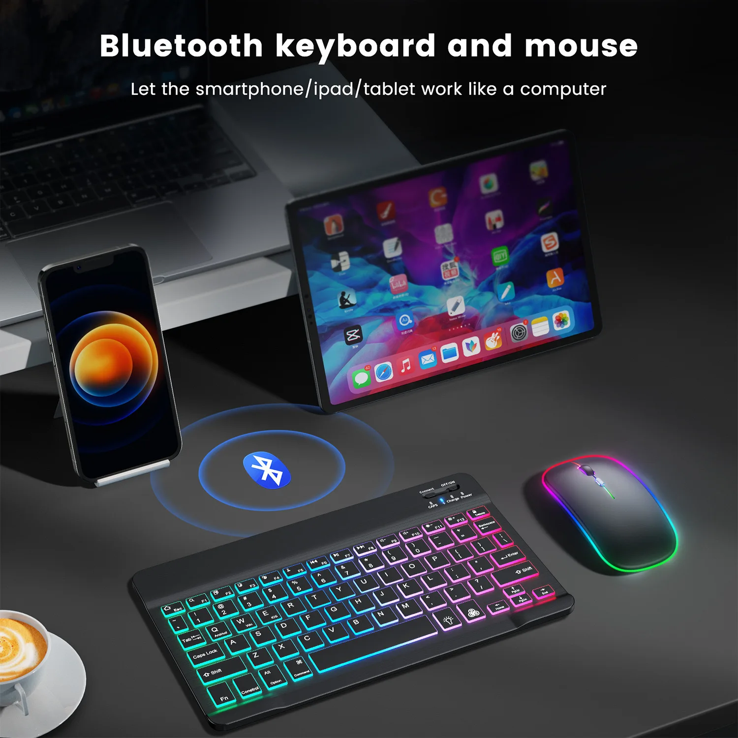 LED-Wireless-Bluetooth-Keyboard-RGB-Keyboard-and-Mouse-Mini-Backlight ...
