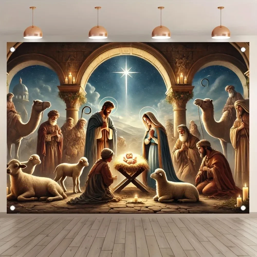 Christmas-Nativity-Scene-Banner-indoor-and-outdoor-holiday-decorations ...