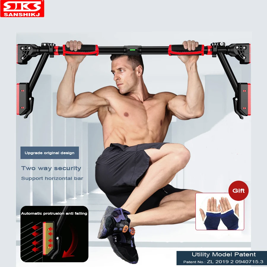 Popular-Triangle-Support-Wall-Horizontal-Bar-Indoor-Pull-up-Bar ...