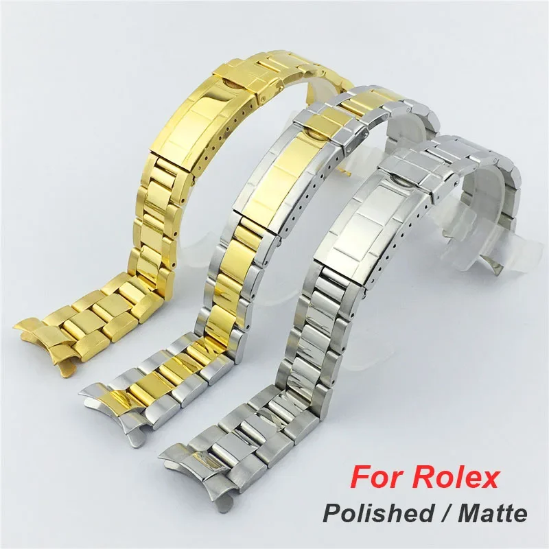 20mm Stainless Steel Watch Strap for Rolex Submariner Daytona Diving ...