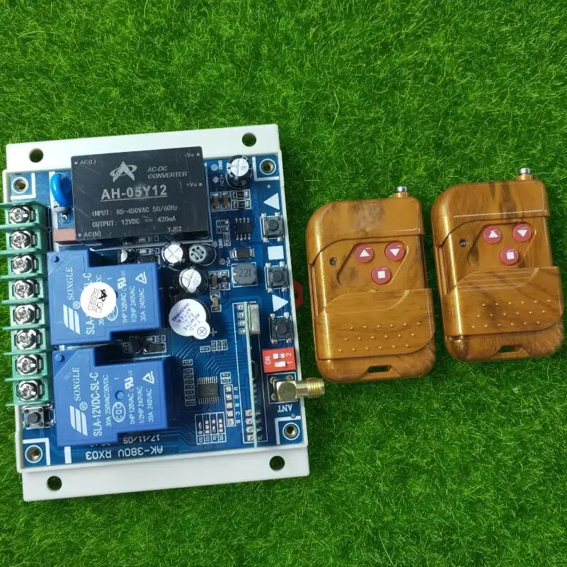 AC-220-V-240V-380V-30A-relay-RF-Wireless-Remote-Control-garage-door ...