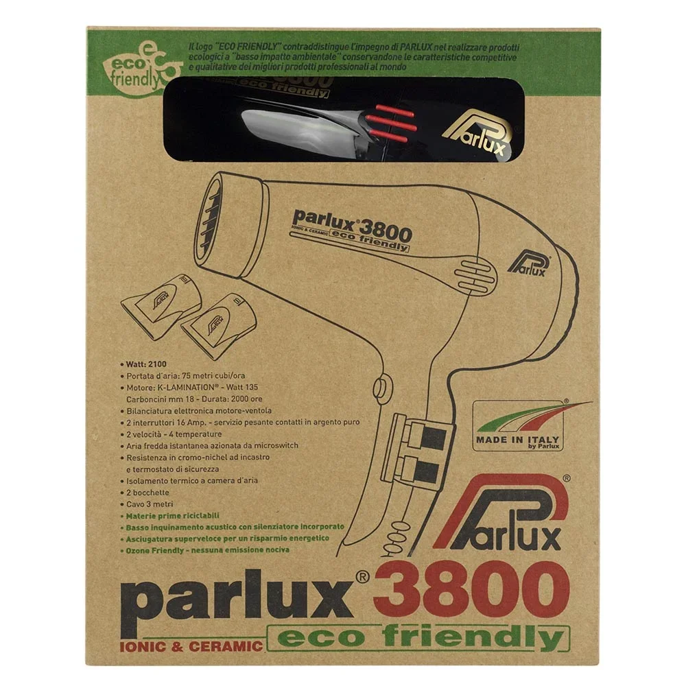 Parlux 3800 Оригинальный профессиональный фен с отрицательными ионами ...