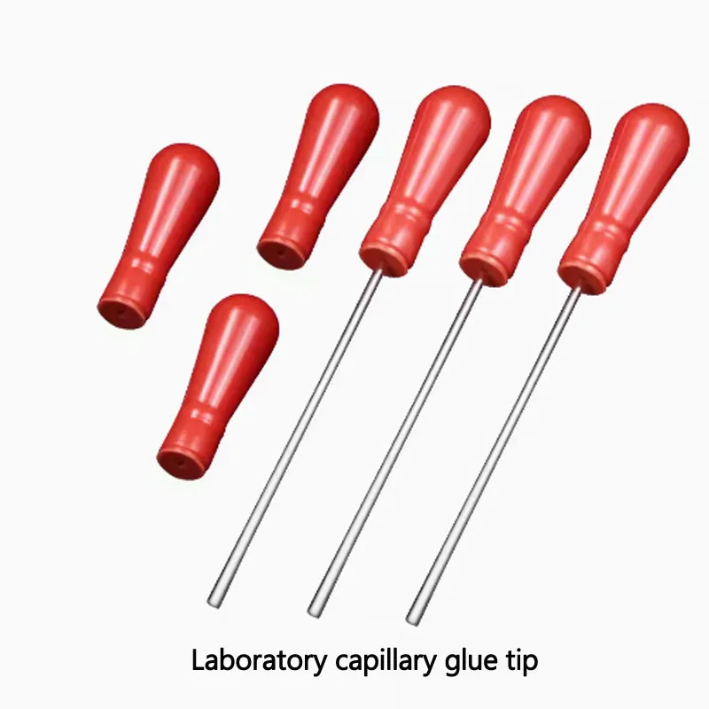 Laboratory-Glass-Capillary-Rubber-Tip-Red-20ul-Micro-Blood-Collection ...