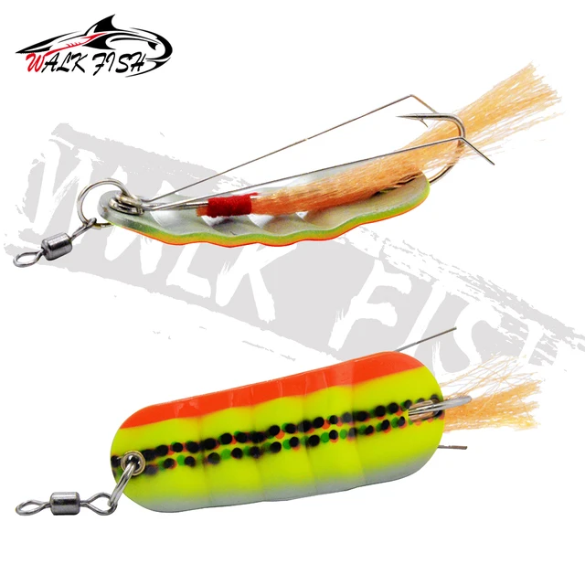 WALK FISH 1PCS 21g New Winter Fish Shape Ice Fishing Lure Mini 6.2cm ...