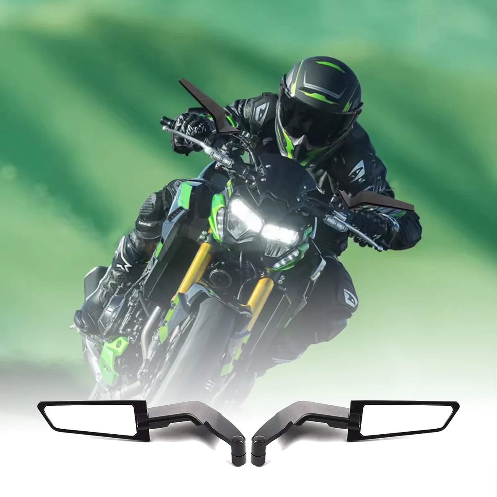 Wing Mirror For Z1000 Z900 Z800 Z750 Z650 Z400 Z300 Z250 Z125 ...