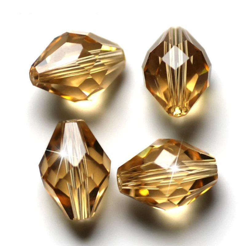 100pcs 13x10mm Fashion AAA Quality Oval Shape Faceted Glass Crystal ...