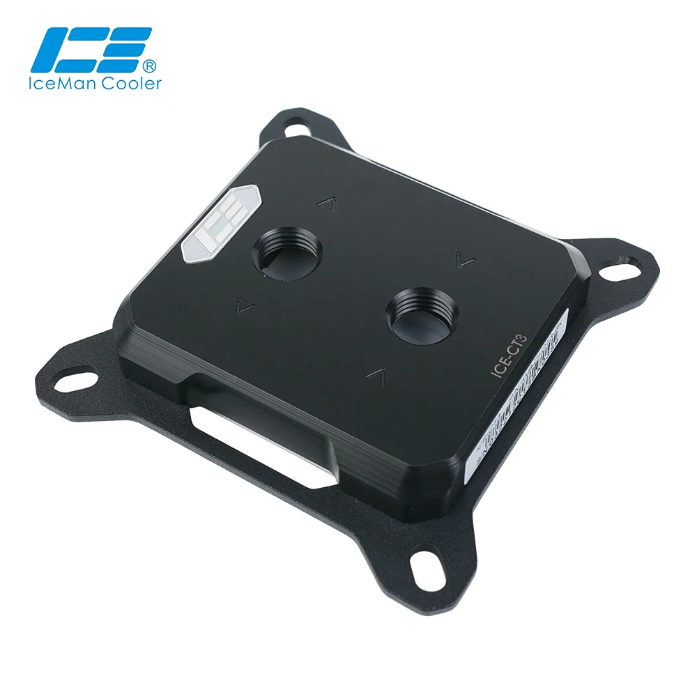 IceManCooler G1/4" CPU Water Block Compatible AMD,AM5,AM4,AM3,AM2,For ...