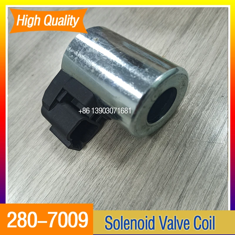 12V 1023 Solenoid Coil 280-7009 2807009 For Wheel Loader 416E 414E ...