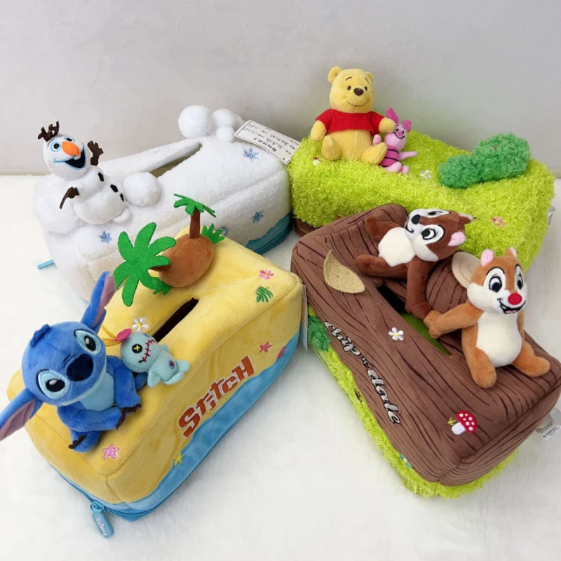 Disney-Stitch-Tissue-Box-Pooh-Bear-Frozen-Cosplay-Living-Room-Desktop ...