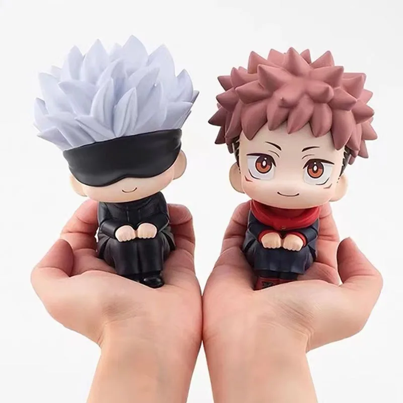 Anime-Jujutsu-Kaisen-Gojo-Satoru-Itadori-Yuji-Kawaii-Q-Ver-aksiyon-fig ...
