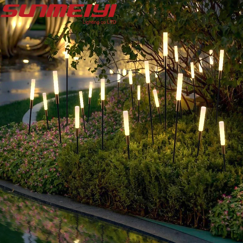 Modern-Outdoor-Solar-Garden-Lights-Waterproof-IP65-Lawn-Lamp-LED-Reed ...