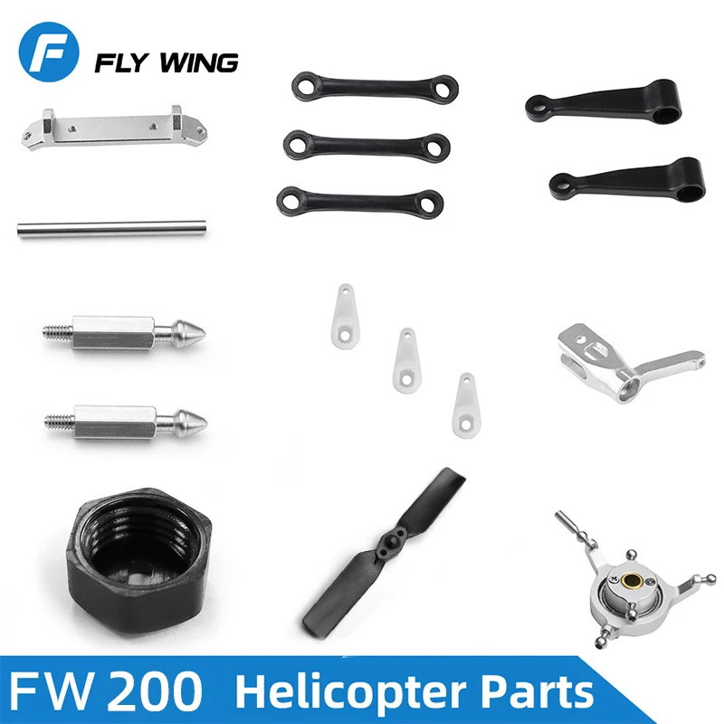 Flywing-FW200-RC-Helicopter-Spare-parts-Main-gear-Rotor-Housing-Control ...