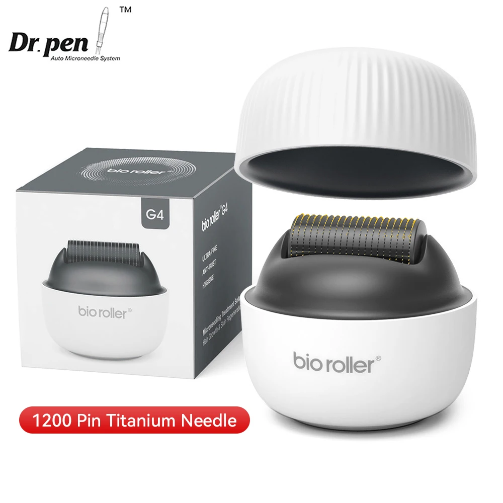 Bio Roller G4 Derma roller Microneedle 1200pin Titanium Needle ...