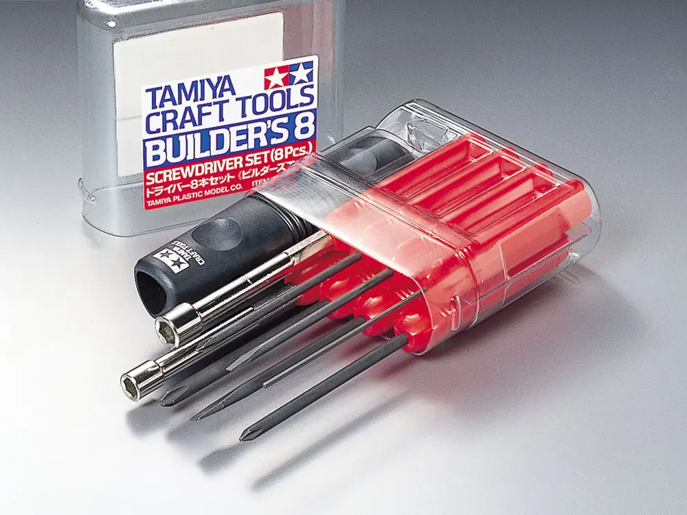 Tamiya-Tools-74023-8pcs-lot-Screwdriver-Assembling-Model-Tool-Set-with ...
